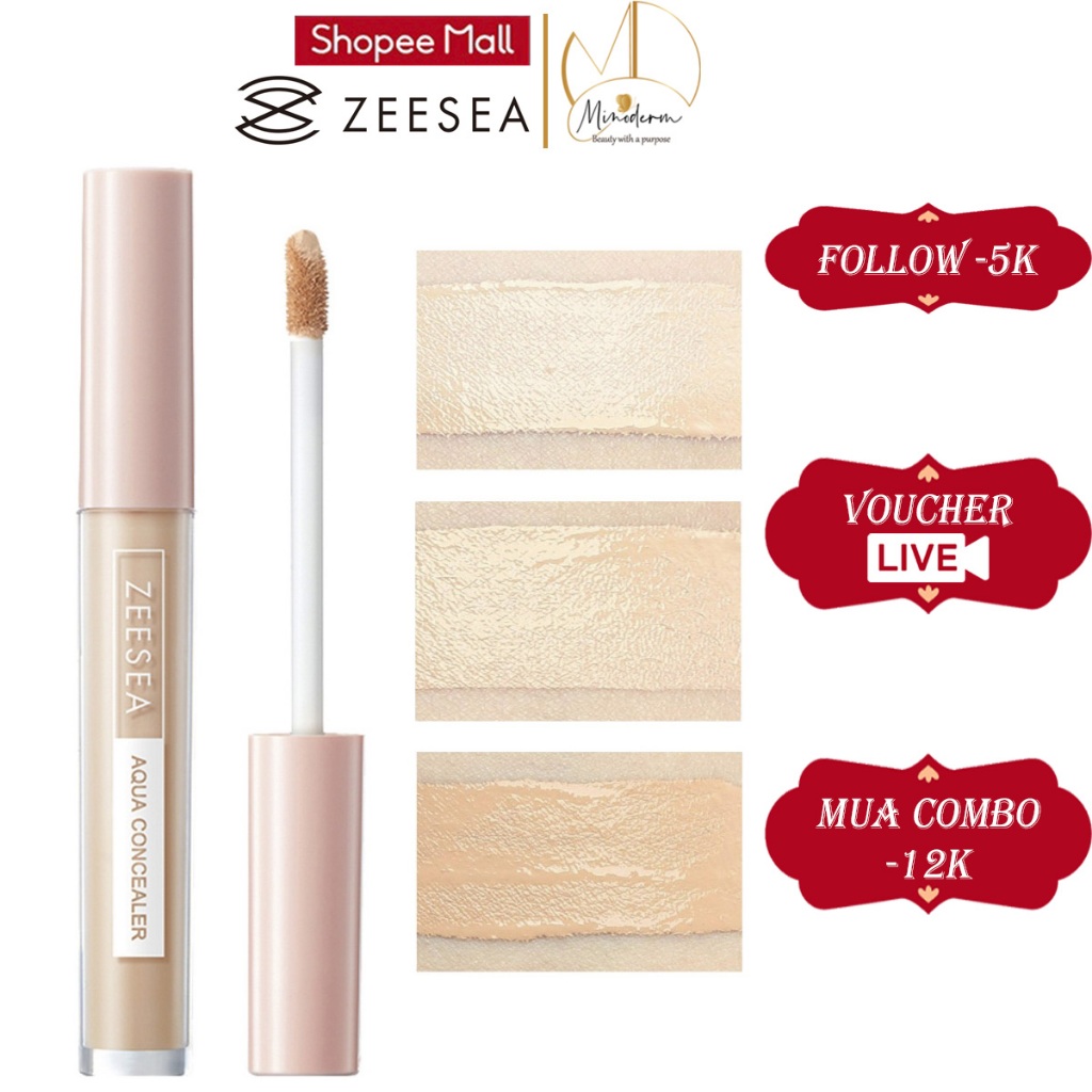 Zeesea full coverage concealer with long lasting effect 3g | Shopee ...