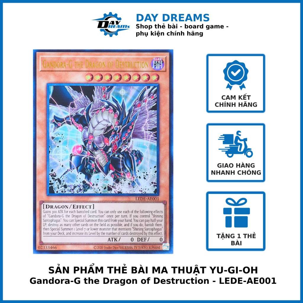 Yugioh English-Language English Version Card: Gandora-G the Dragon of ...