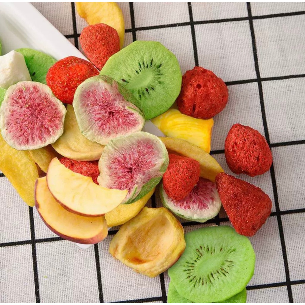 Mix 12 Types of Crispy Sublimation Dried Fruits, Crispy, Delicious ...