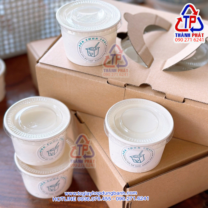 100 Paper Cups Of Fresh Cheese Yogurt 120ml - Paper Cups For Tofu ...
