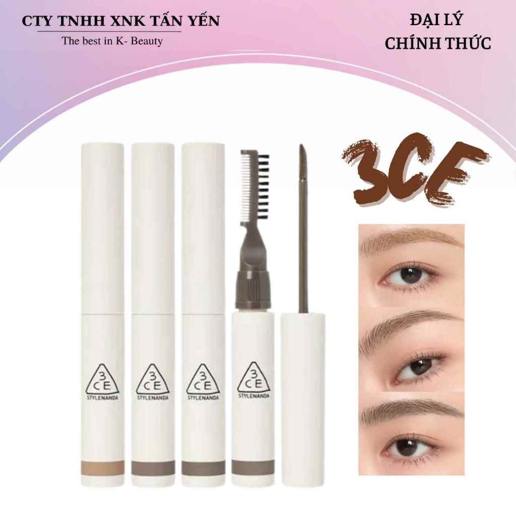3ce All Rounder Brow 3 In 1 Eyebrow Grooming Mascara | Shopee Malaysia