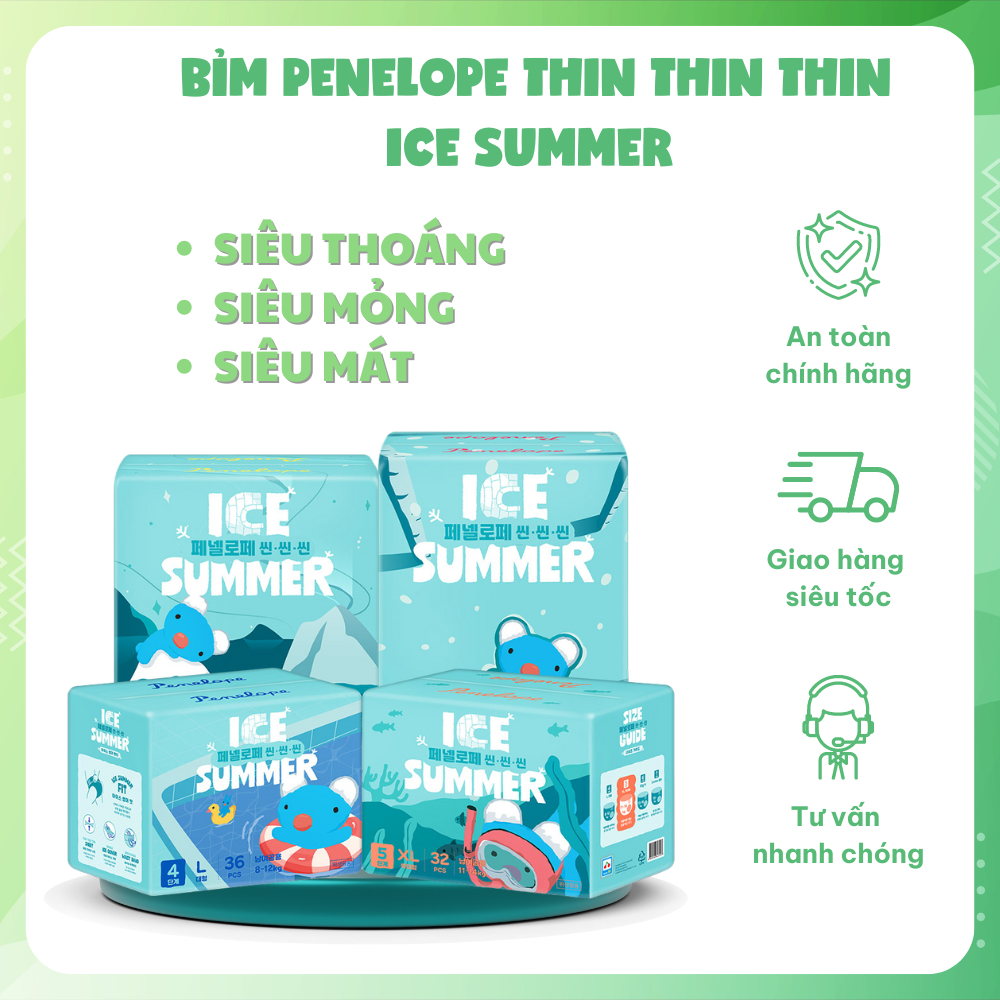 [Coolest Diapers SUMMER, Heat -4oC] PENELOPE THIN THIN ICE SUMMER ...