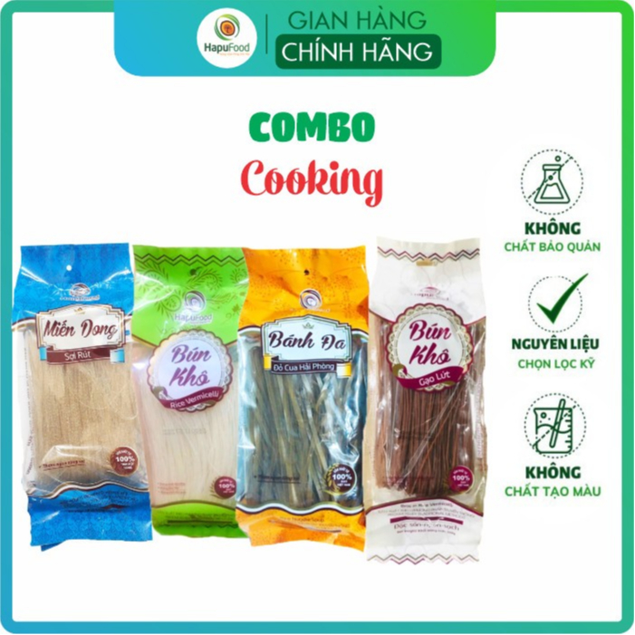 Cooking Combo: Seaweed vermicelli 500g + Dry vermicelli 500g + Rice ...