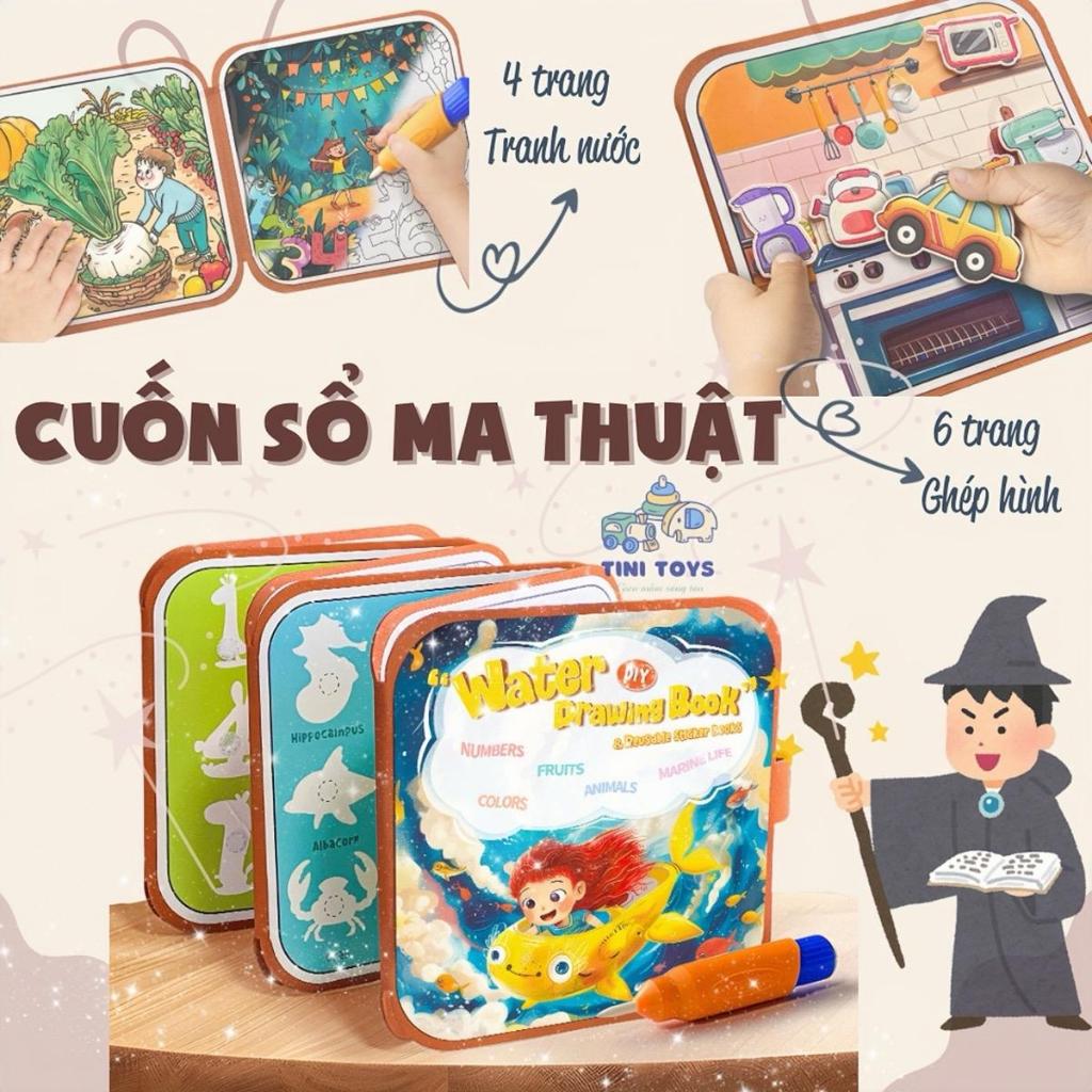 Magic Notebook Toy - self-erasing magic watercolor painting with peel ...