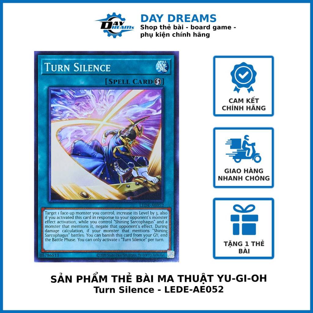 Yugioh Card Asian English Version - English Language: Turn Silence ...