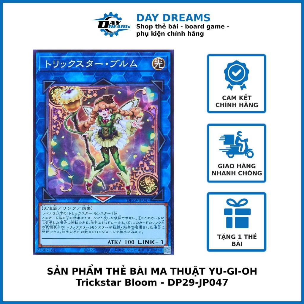 Yugioh Card Japanese Language Version: Trickstar Bloom - DP29-JP047 - Common | Shopee Malaysia