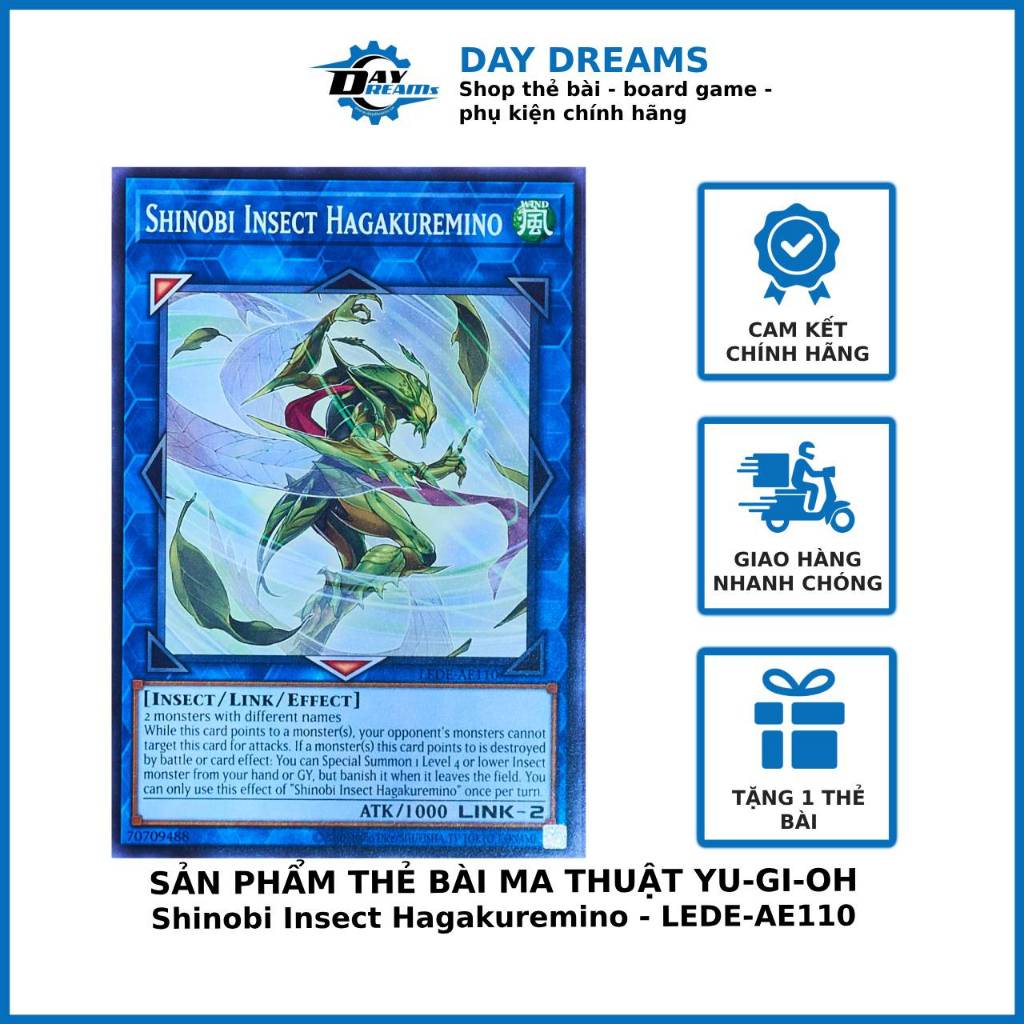 Yugioh Card Asian English Version - English Language: Shinobi Insect ...