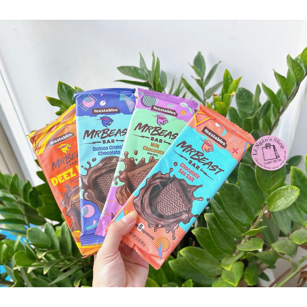 [US Products RETAIL 1 Bar] Feastables Mr Beast Bar chocolate many ...