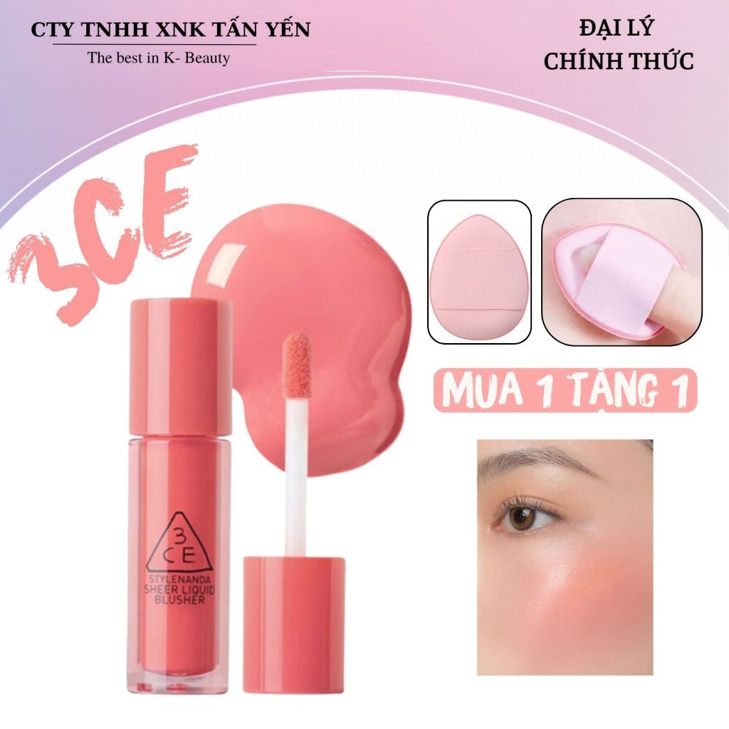 3ce Sheer Liquid Blusher Creamy Blush 3g | Shopee Malaysia