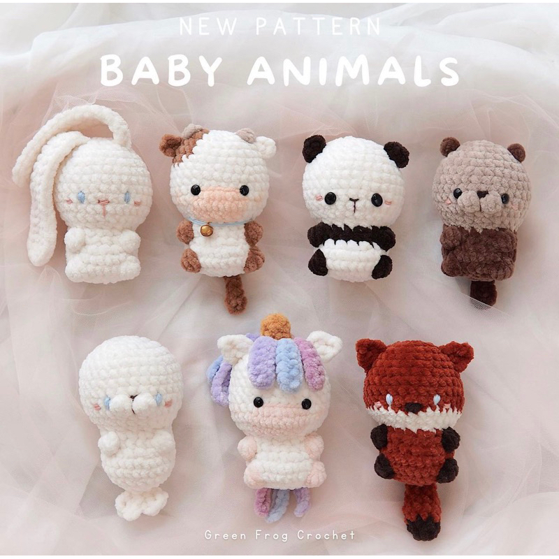[WOOL Keychain] CUTE BABY ANIMALS - BABY ANIMALS | Shopee Malaysia
