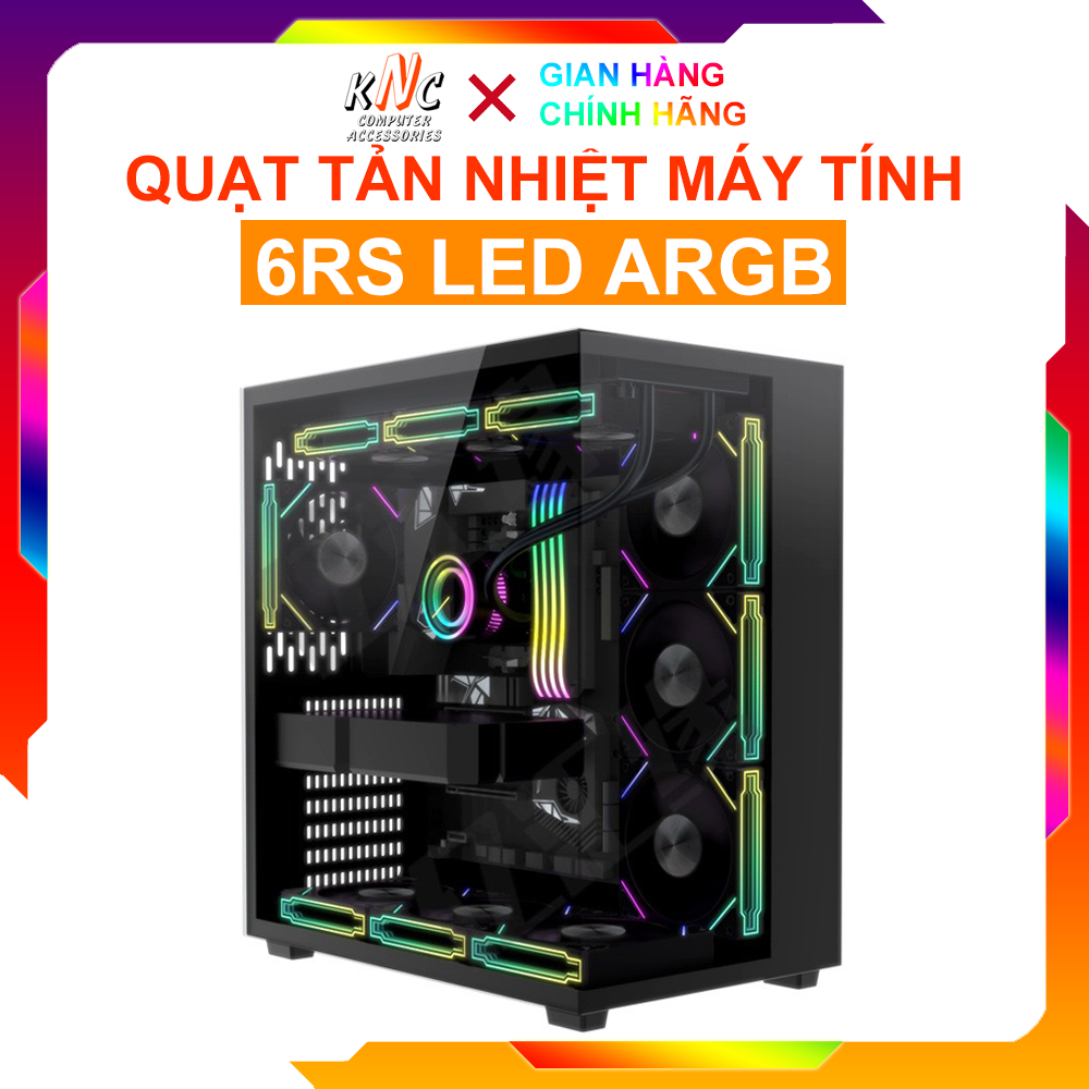 Cooler Fan, Fan Case 6RS Black Basic Led 5v ARGB Mainboard ...