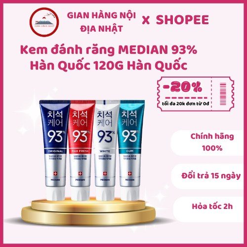 Median Toothpaste 93% Korea 120G, Korean Toothpaste | Shopee Malaysia
