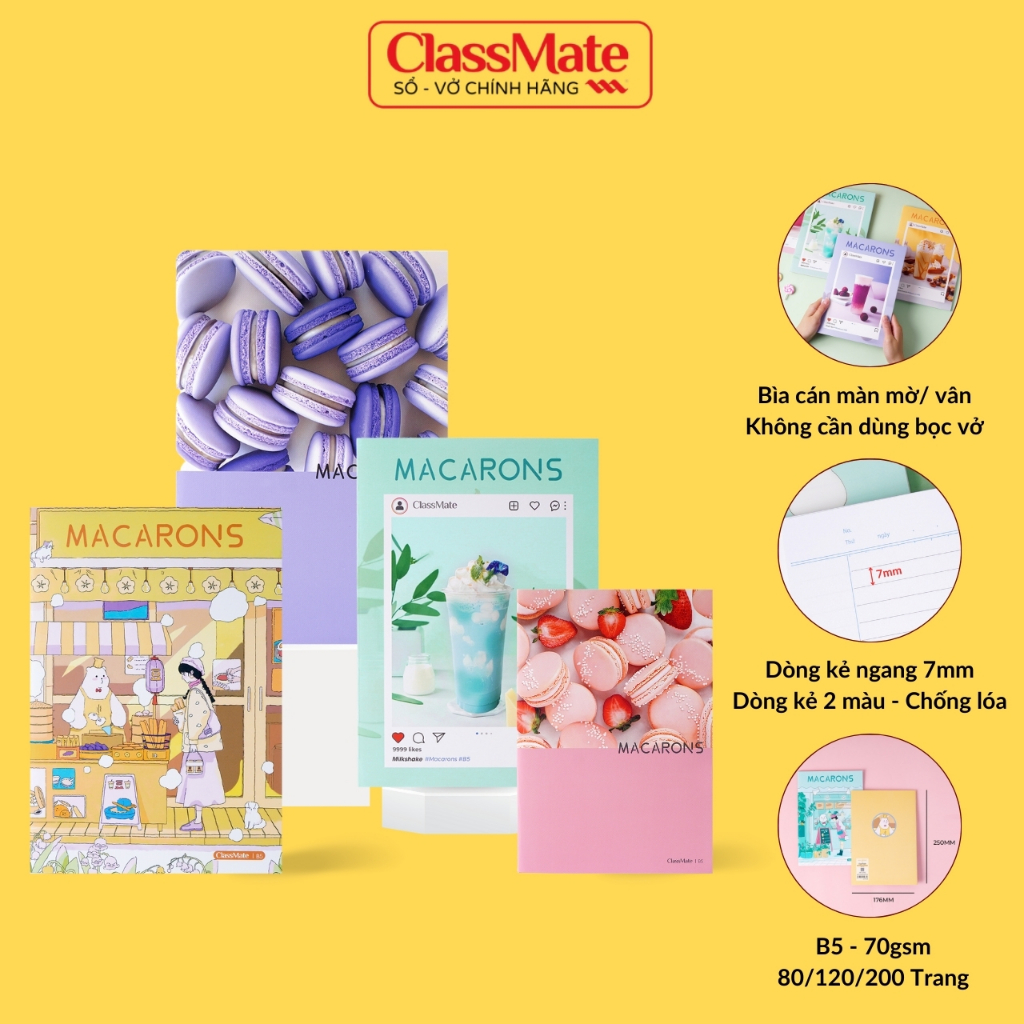 Horizontal Line B5 Classmate Student Volume 80 / 120 / 200 Pages ...