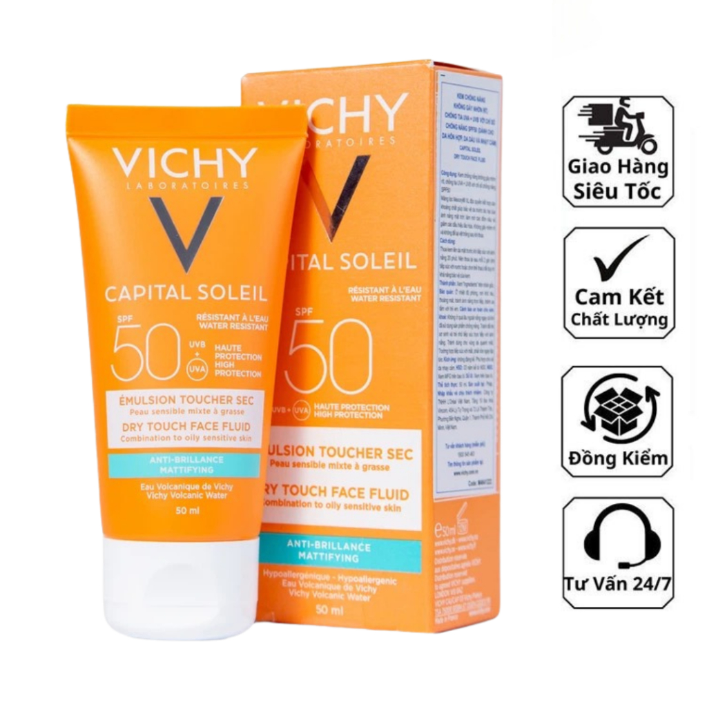 Vichy Capital SPF50 Sunscreen 50ml - Genuine vichy Sunscreen [New Model ...