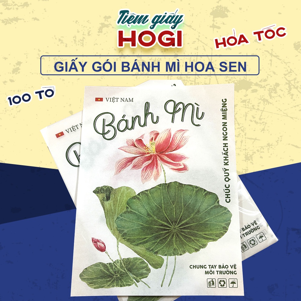 100 Sheets Of HOGI Vegetarian Bread Paper, Cake Wrapping Paper, Food ...