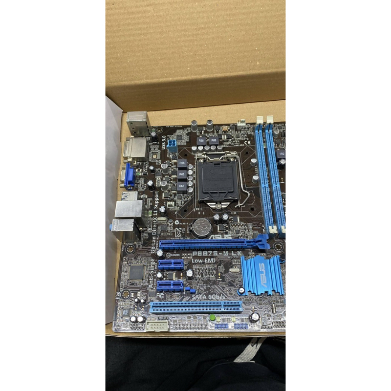 Asus h61 b75 Mainboard is beautiful | Shopee Malaysia