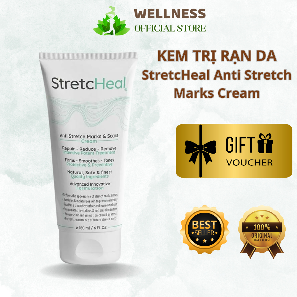 Genuine StretcHeal Anti Stretch Marks Cream Made in USA 180ml - LM115 ...