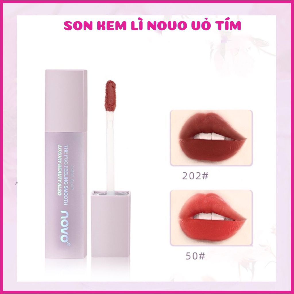 Novo Matte Lipstick Is Smooth And Soft Like Purple Skin Waterproof ...