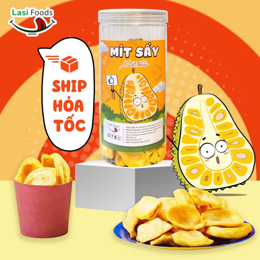 Exported Dried Jackfruit, Whole Wings, Naturally Crispy and Sweet, 220G ...