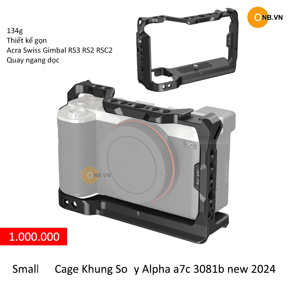 Small-rig Cage Rig Frame Sony Alpha A7C code 3081b new 2024 | Shopee ...
