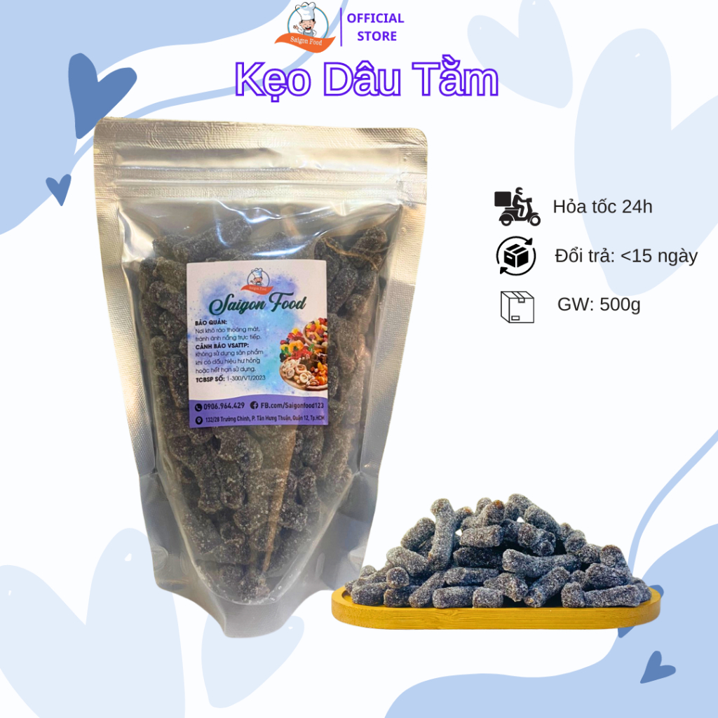 500g Saigonfood Mulberry Candy | Shopee Malaysia