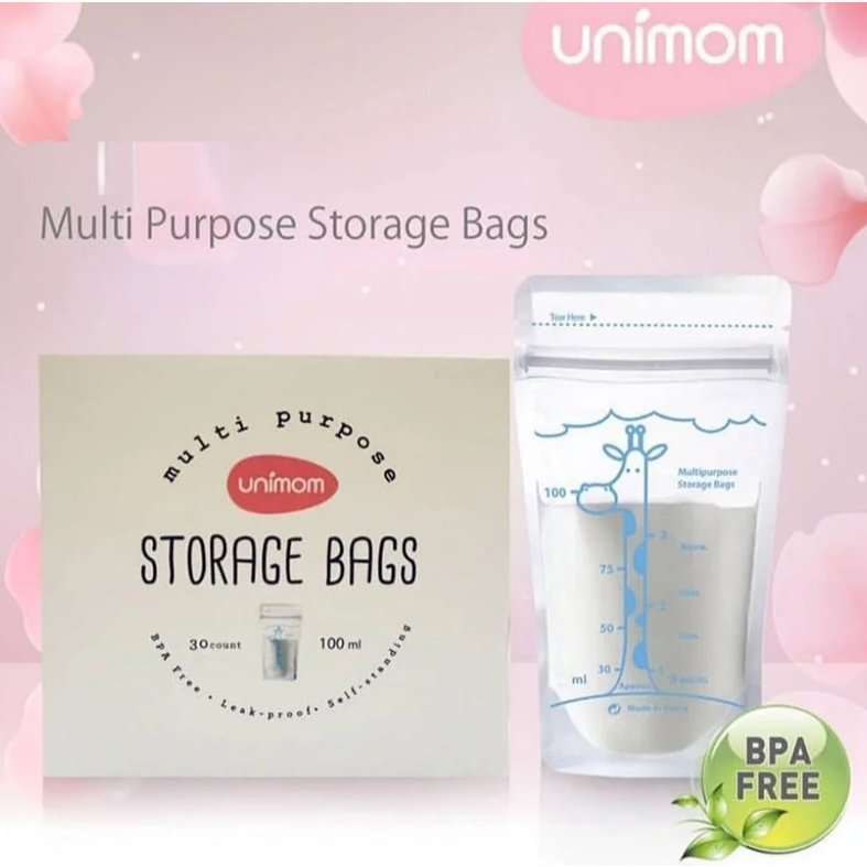 Unimom UM Milk Storage Bag870350 Box Of 30 Bags (No Touch) | Shopee ...