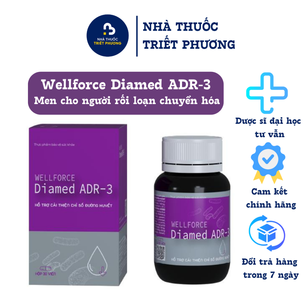 Wellforce Diamed ADR-3 Oral Tablets - Supports Stabilization Of Blood ...