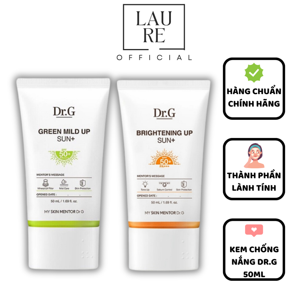 Dr.g Sunscreen Brightens Skin SPF50+ PA++ + 50ML | Shopee Malaysia