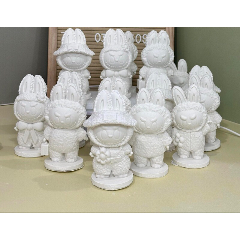 Labubu plaster statue size 12cm | Shopee Malaysia