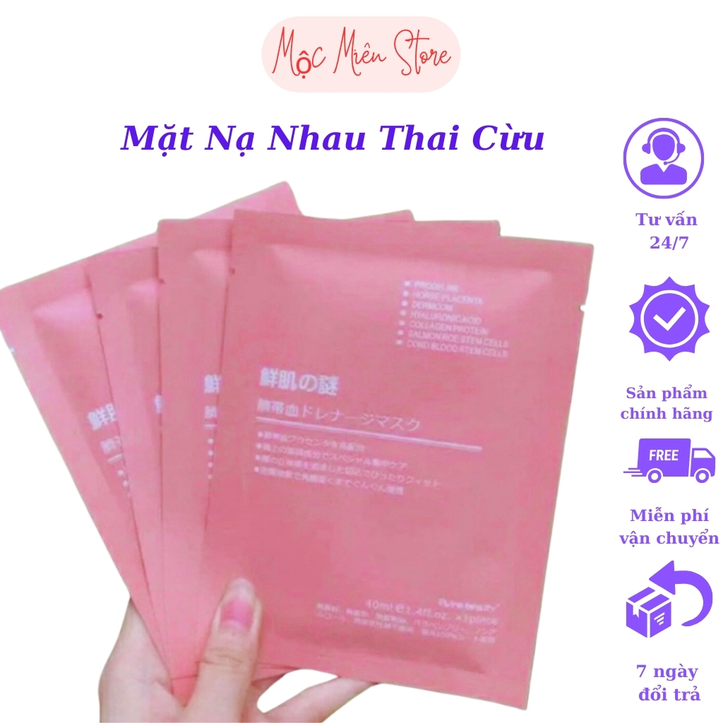 Sheep placenta Mask Japanese stem cell paper Mask whitens, hydrates ...