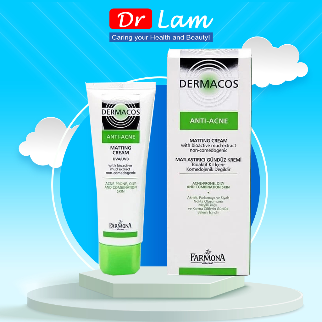 [Domestic] Dermacos Anti Acne Matting Cream 50ml | Shopee Malaysia