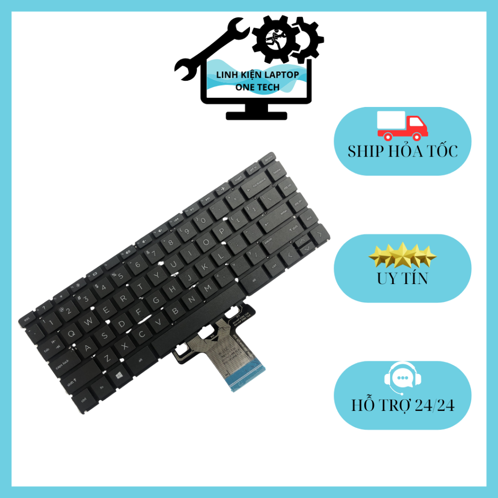 Laptop Keyboard HP 14-ce 14-cf 14s-cf 14-cr 14s-cr 14-ck 14-cm 14-da 14 ...