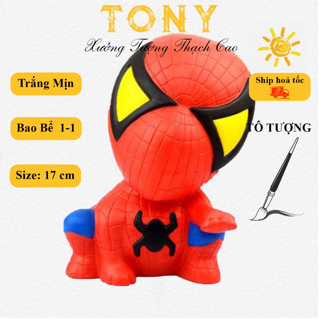 Spider Man Plaster Statue, Superhero, Large Size, 17cm High, TONY ...