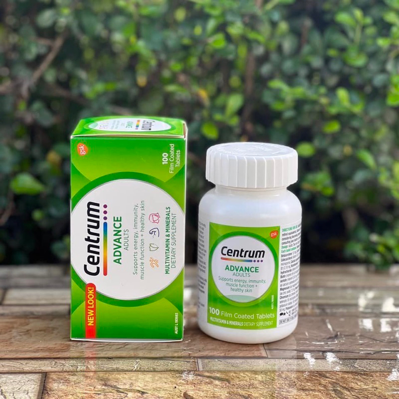 Centrum Advance / Advance Multivitamin & Mineral Multivitamin 500 ...