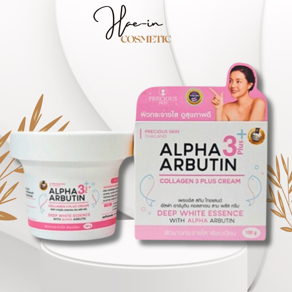 Alpha Arbutin Collagen Cream 3 Plus + Body Whitening Cream 100g ...