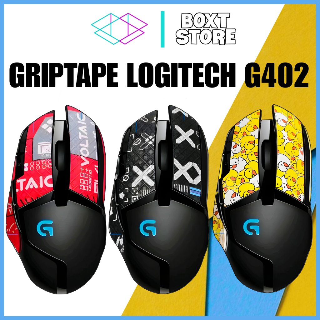 Logitech G402 Mouse 3M Anti-Slip Grip Tape - Skin Gaming Mouse | Shopee ...