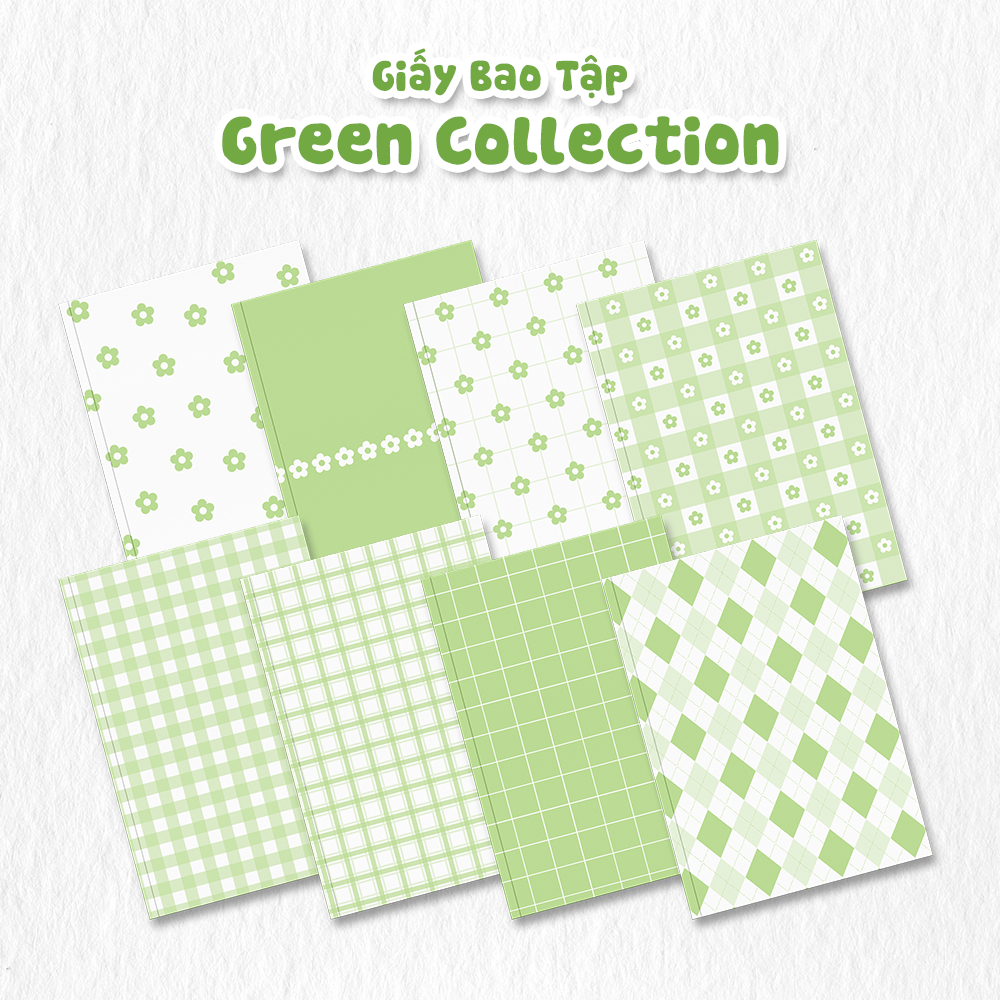 [GREEN Collection] Pastel GREEN Notebook Covers, Notebook Covers ...