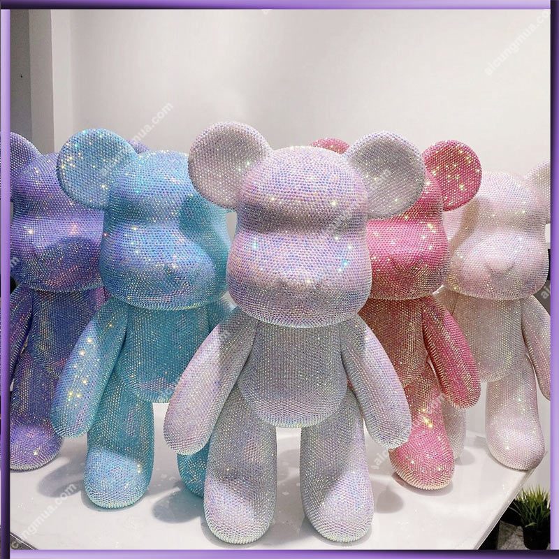 Bearbrick Bear [Luxury Stone] size 23cm in many colors (full combo of ...