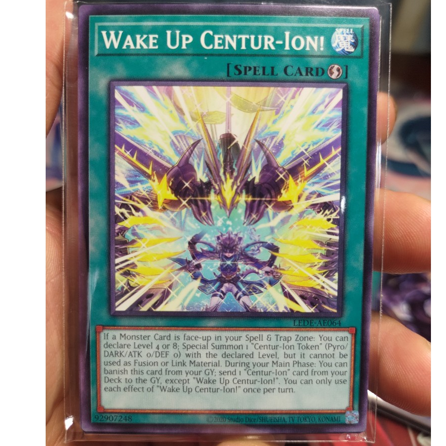 [KW2 Yugioh] [EN-AE] Card LEDE-AE064 Wake Up Centur-Ion! (N) | Shopee Malaysia