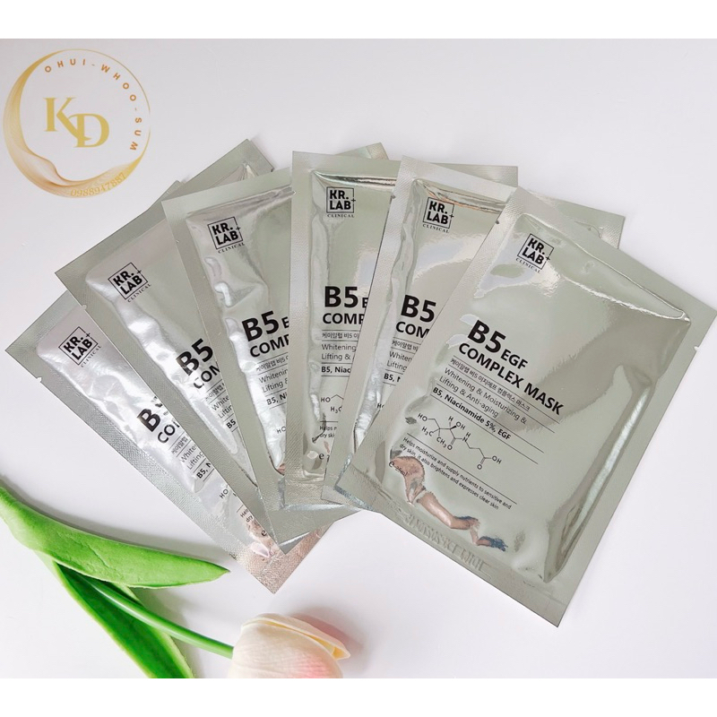 Skin Recovery Mask B5 EGF Complex Mask Kr.Lab Korea - Moisturizing ...