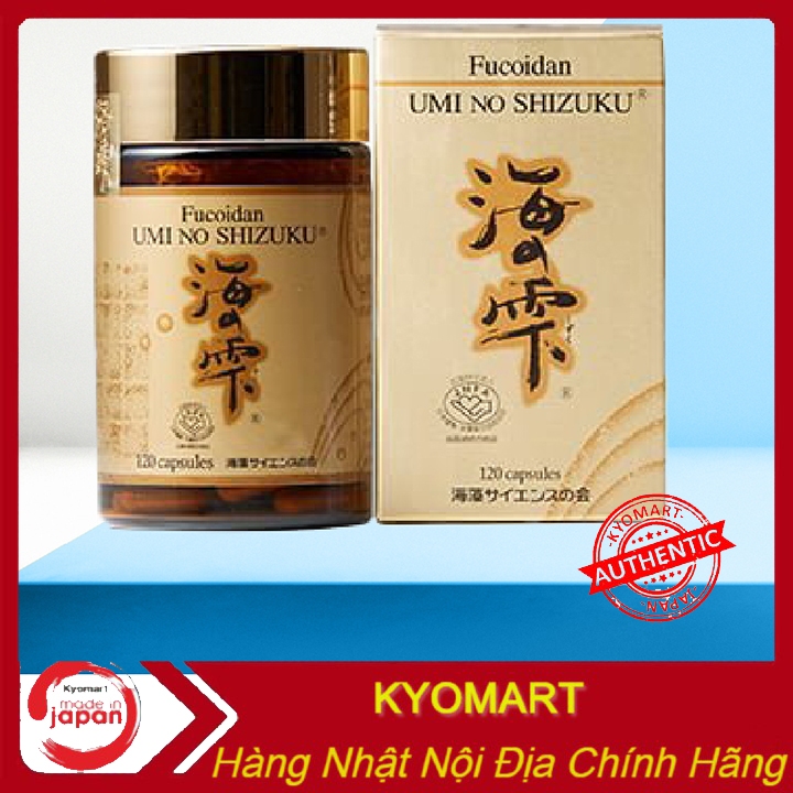 Fucoidan Gold Umi No Shizuku Japan 120 Japanese Domestic Tablets ...