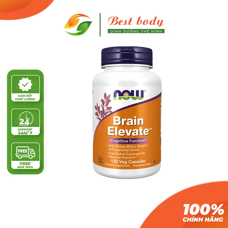Supports BRAIN and Memory Function NOW BRAIN ELEVATE 120 TABLETS ...