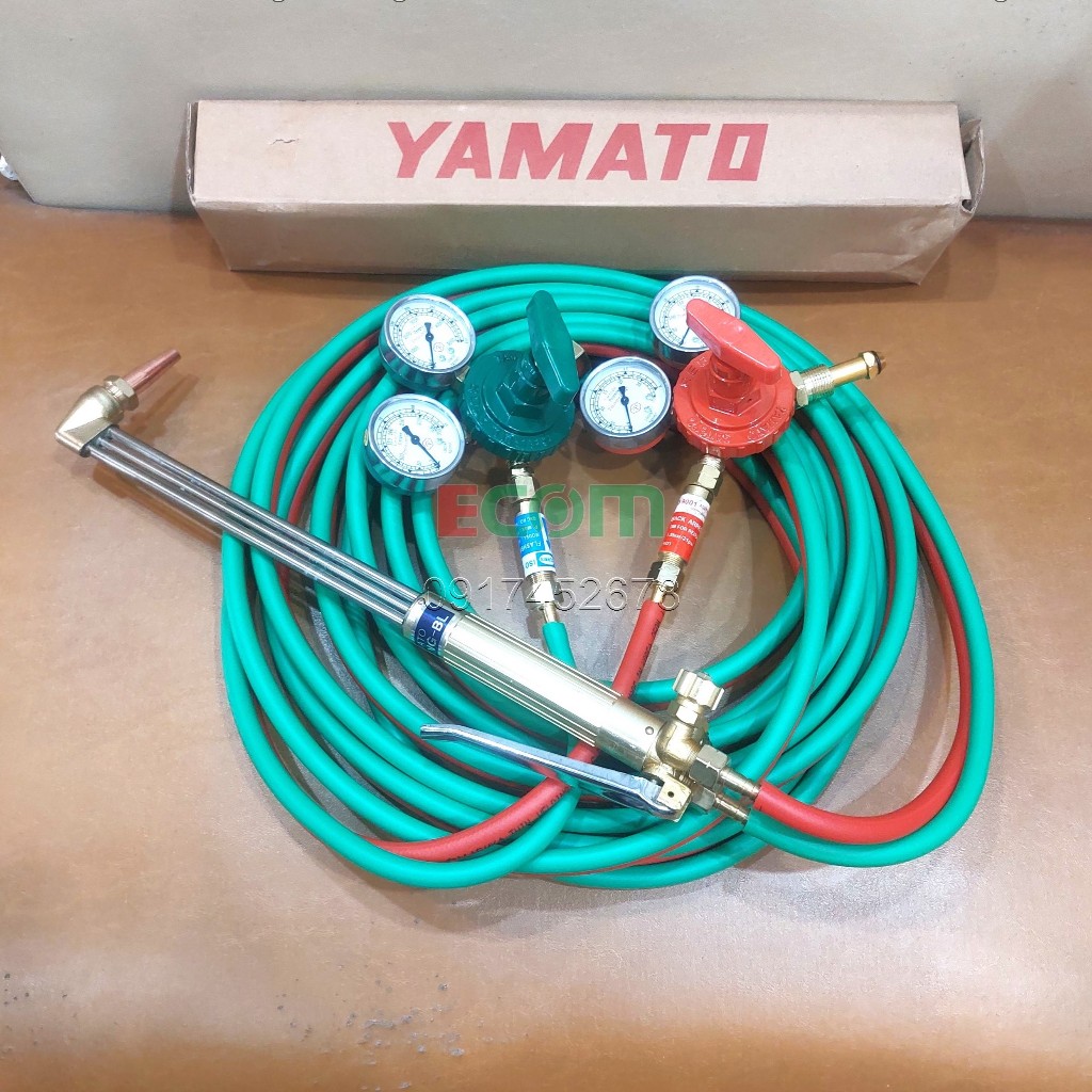 Yamato stone wind cutting light set with squeeze handle, 10m long cord ...
