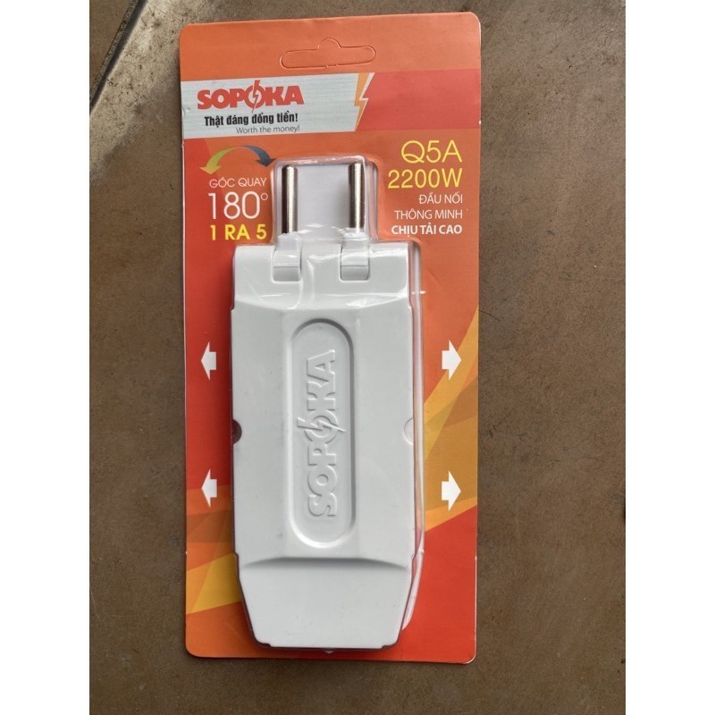 [Genuine] 2200w wireless power outlet with 1 hole divided into 3 ...