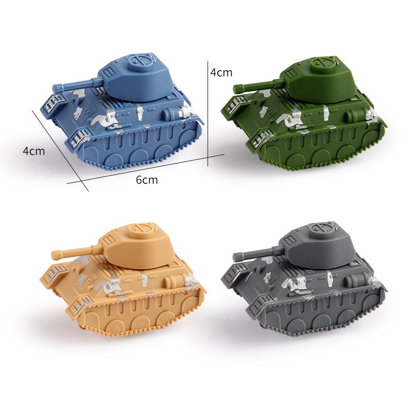 Set Of 4 Tanks Decorating Birthday Cakes, Cartoon Tanks | Shopee Malaysia