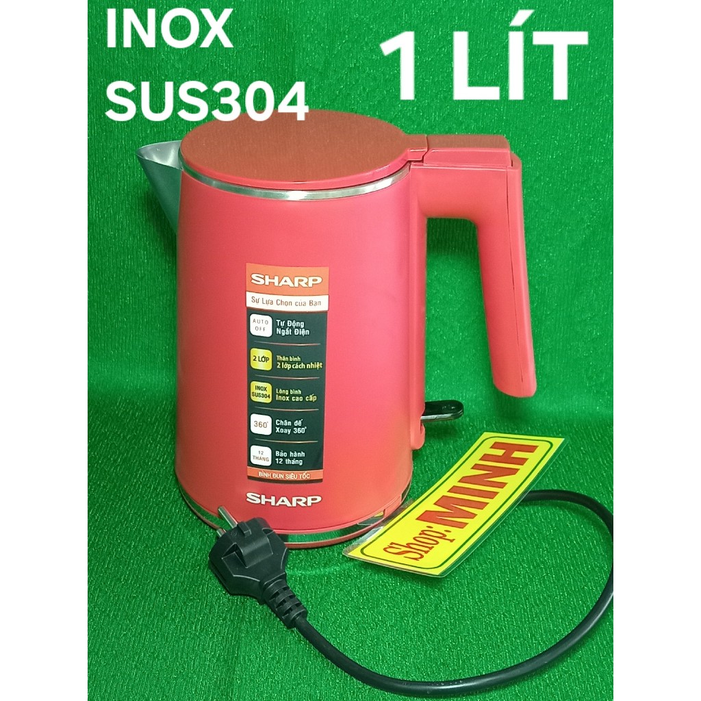 Sharp electric kettle 1 liter stainless steel sus304 - electric kettle ...