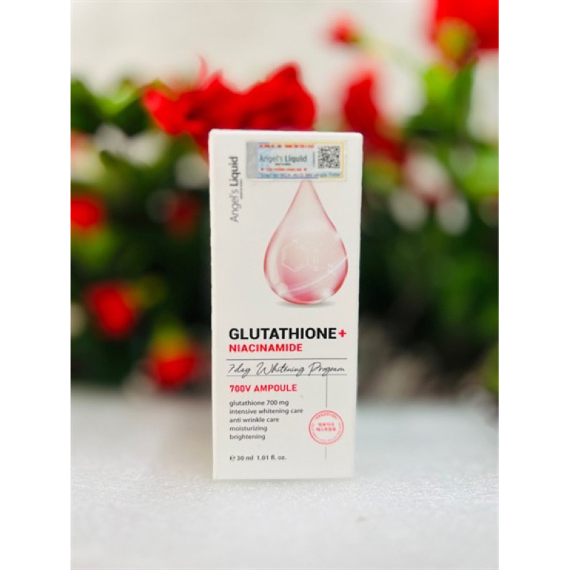 Serum Angel's Liquid Glutathione + Niacinamide 700 V-ampoule Brightens ...