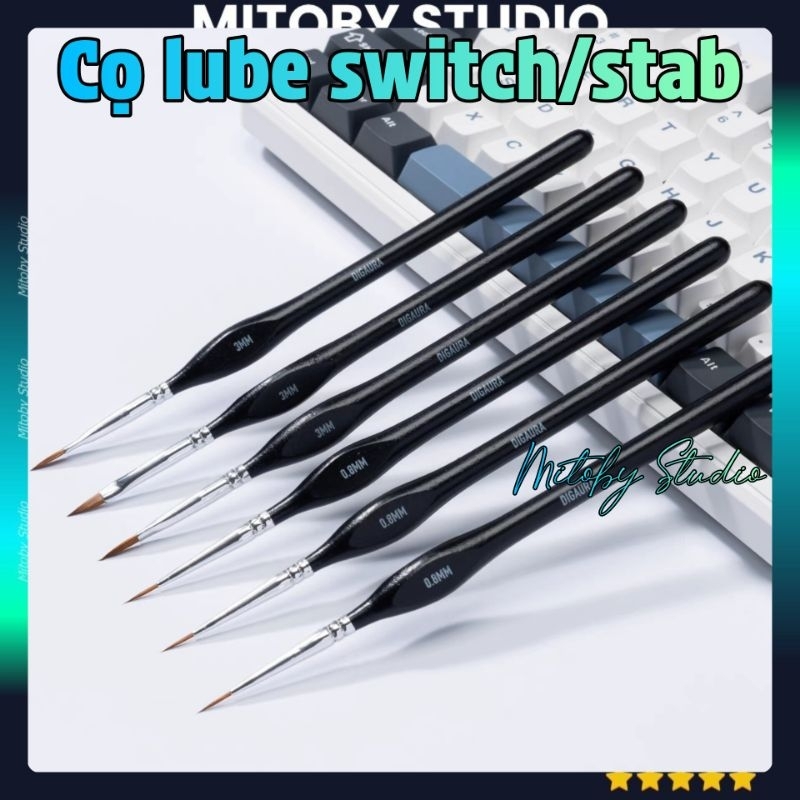Brush Lub stab owlab Durock Cherry Mitoby Studio Lube switch Akko HMX ...