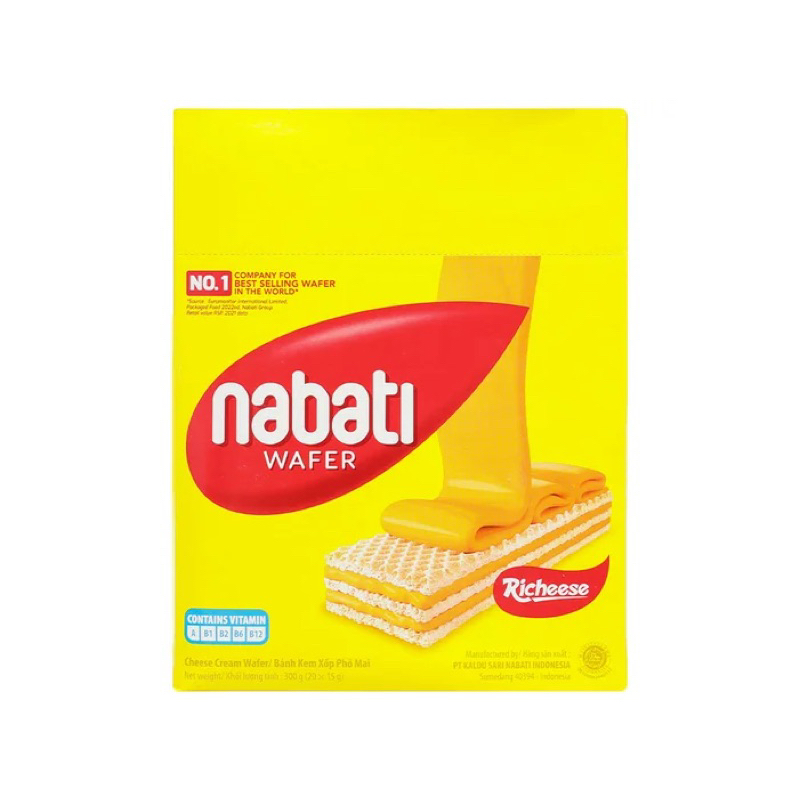 Nabati cheese sponge cake box 300g (20 bars x 15g) | Shopee Malaysia