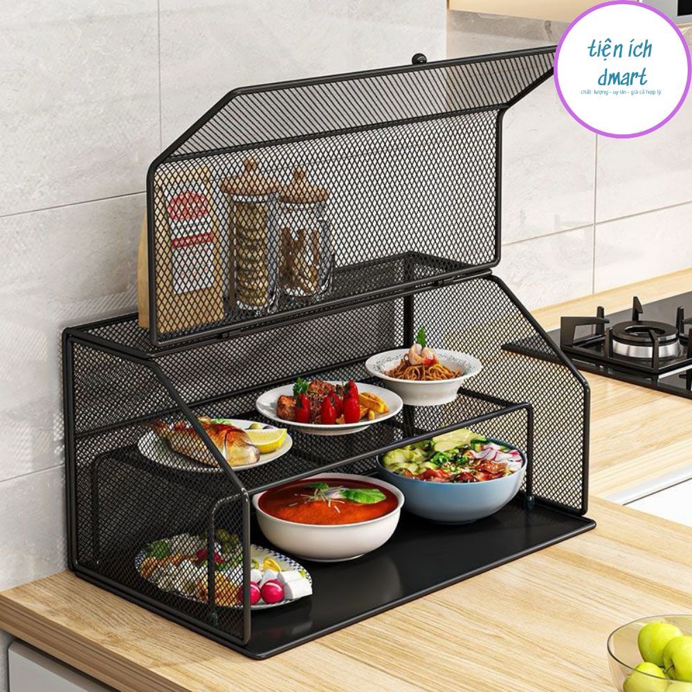 Multi-layer table cage against insects, flies and mosquitoes ...